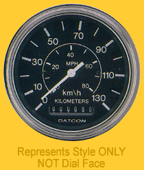 SPEEDOMETER WITH ODOMETER - Control Connections