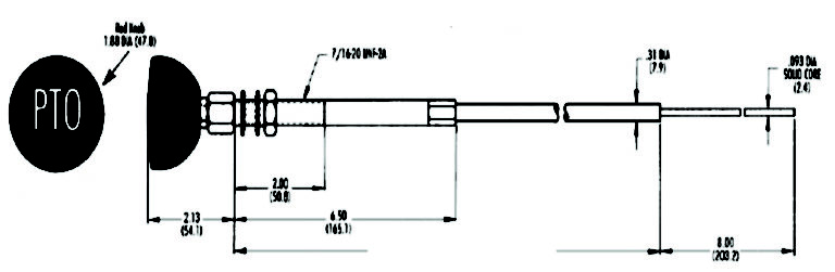 Power Take Off (PTO) Cable | Control Connections